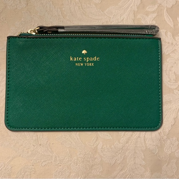 kate spade | Bags | Kate Spade Green Wristletwallet Nwt | Poshmark